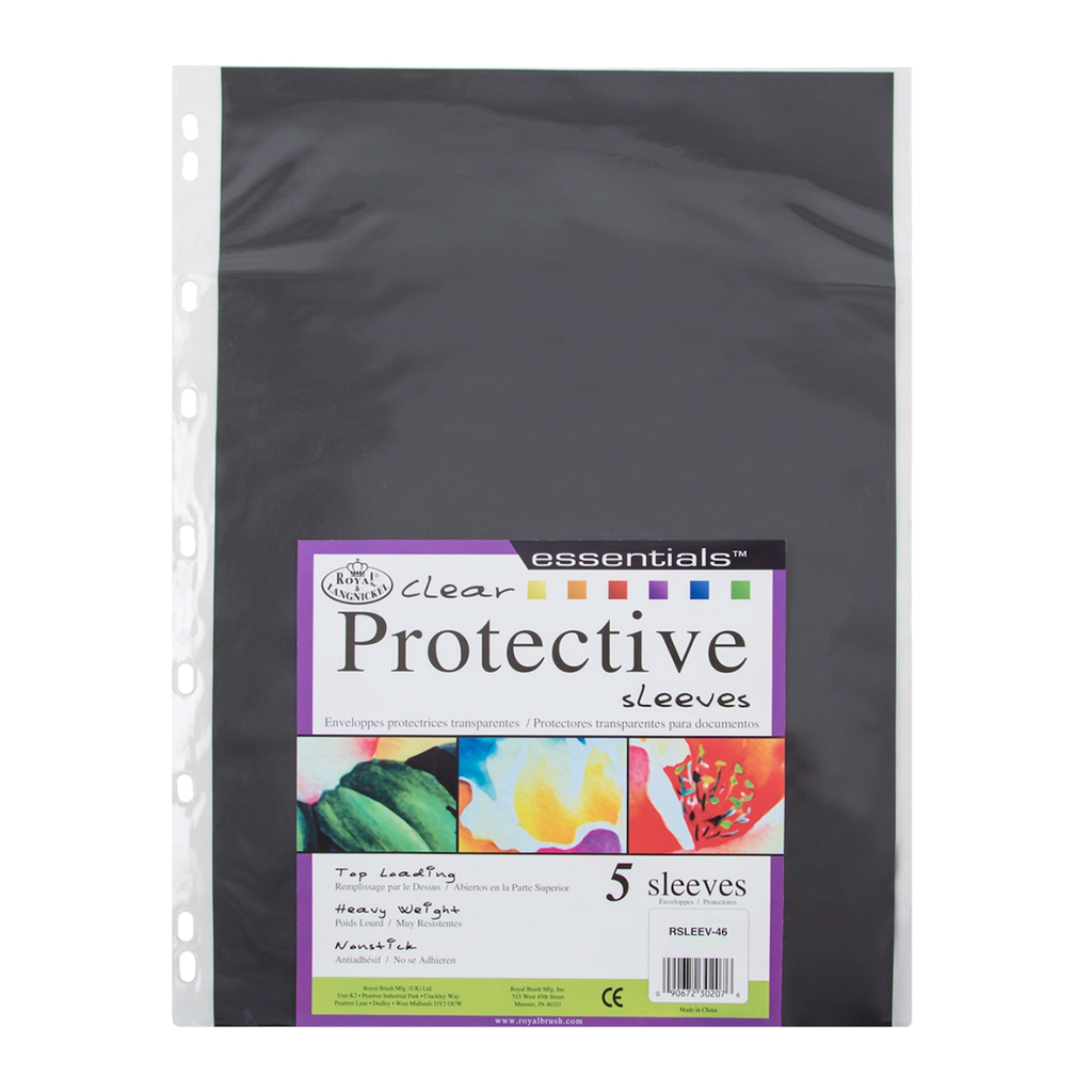 Clear Plastic Presentation Sleeves (5 pcs) - A3/A2 – Art Academy Direct