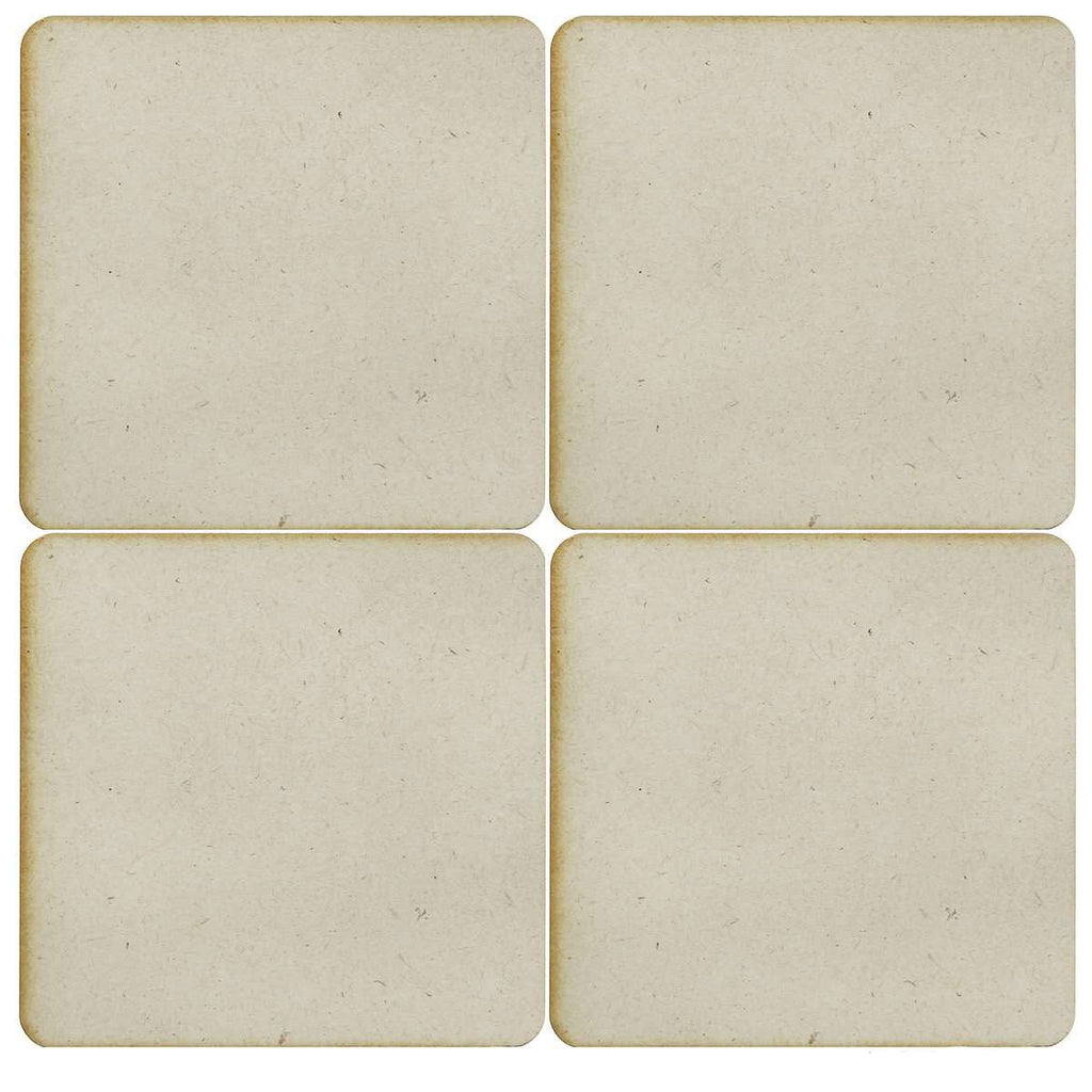 MDF Square Coaster Set of 4 - Art Academy Direct malta