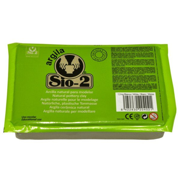 Natural Pottery Clay - White (1.5kg to 12.5kg) – Art Academy Direct