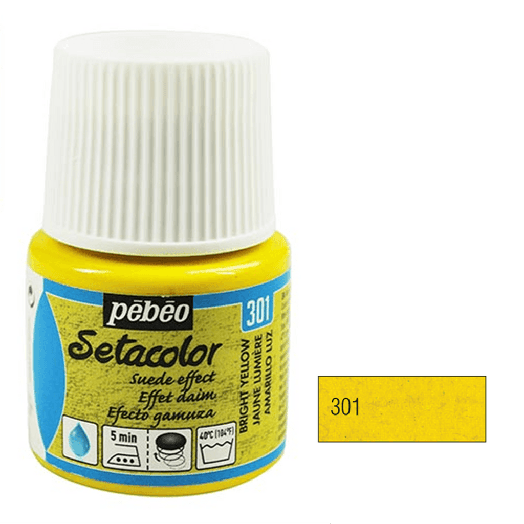 Pebeo Setacolor Opaque Fabric Paint 45ml - Suede Effect - Art Academy Direct malta