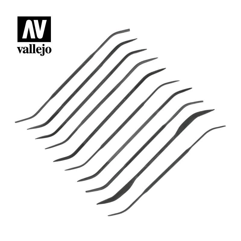 Set of 10 Curved Files - Art Academy Direct malta