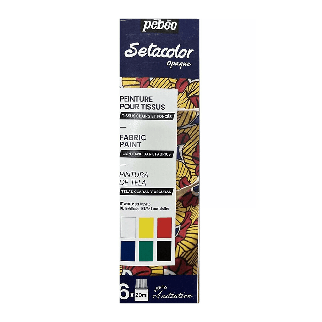 Setacolor Opaque Matt Fabric Painting Set of 6 x 20ml - Art Academy ...