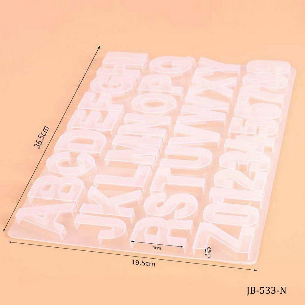 Silicone Alphabet & Number Mould - Art Academy Direct malta